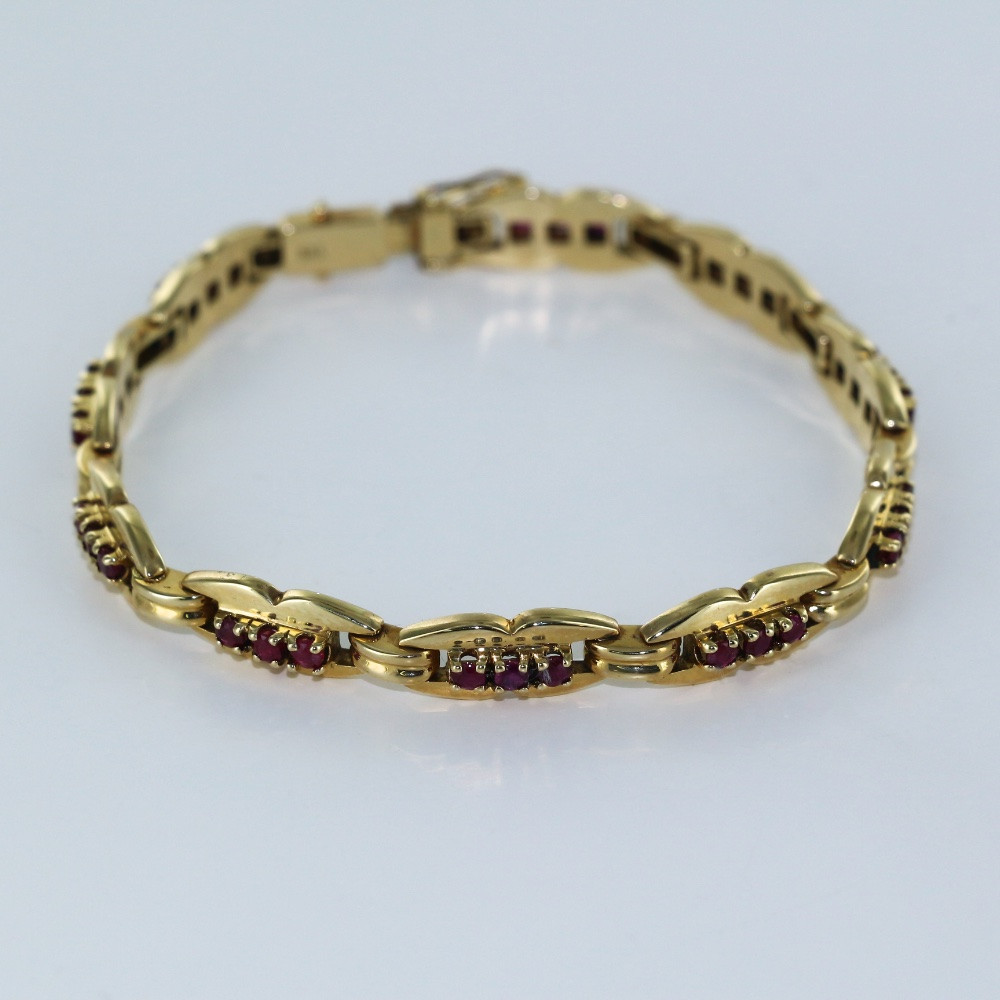 Bracelet fin rubis | Diamants Story